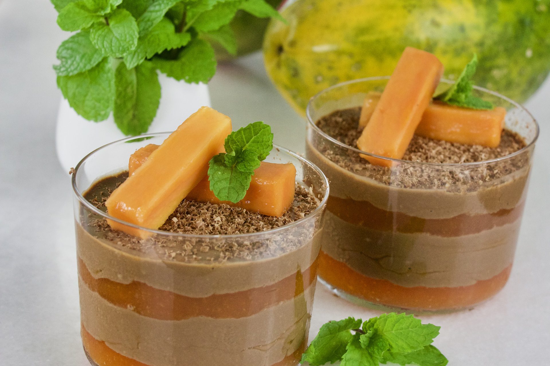 Vegan Tofu Papaya Mousse - Flux Desserts